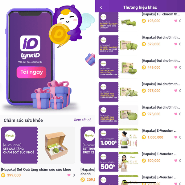 CHƯƠNG TRÌNH TÍCH ĐIỂM ĐỔI QUÀ HAPAKU TRÊN ỨNG DỤNG LYNKID - Hapaku